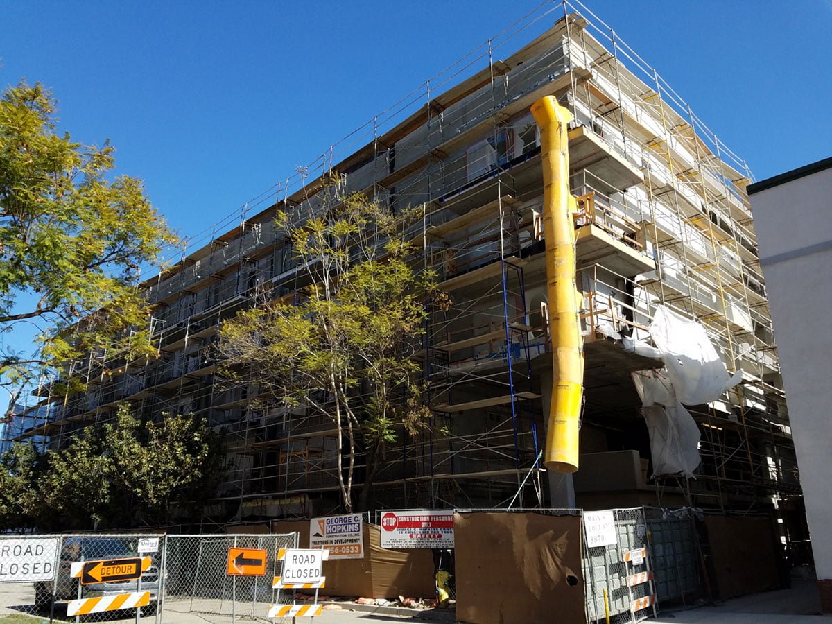 Mixed-use back as part of the mix in downtown Riverside ...